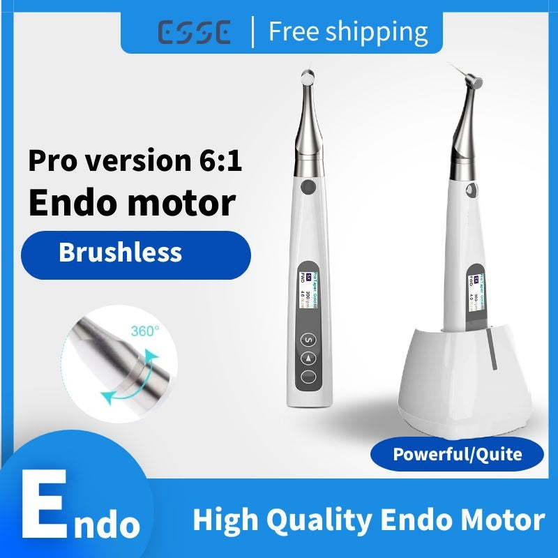 Dental Brushless Endo Motor EP Pro 6:1 Contra Angle – essedental